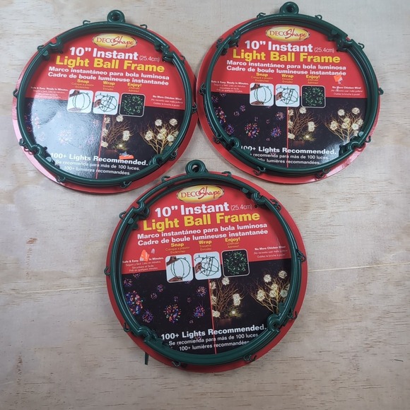 DecoShape | Holiday | New 3 Pack Outdoor Holiday Christmas Decoshape ...